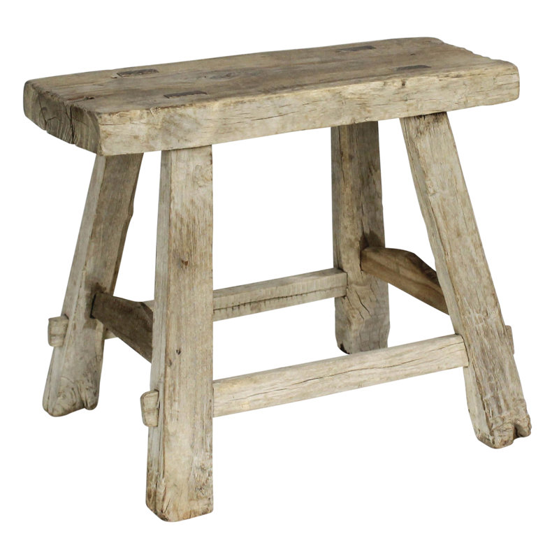Union Rustic Aaidyn Solid Wood Accent Stool & Reviews | Wayfair Union Rustic Aaidyn Solid Wood Accent Stool & Reviews | Wayfair